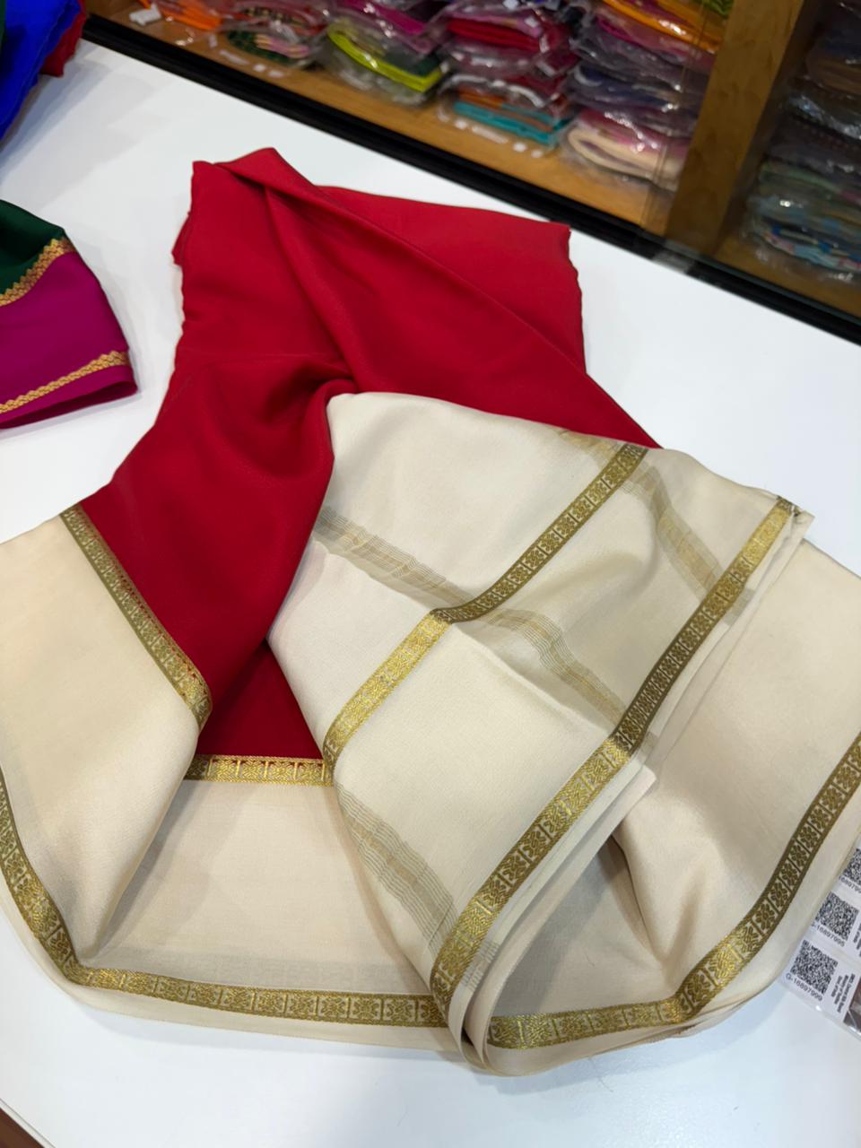 Mysore silk sarees Bentex border – Sri Chamundi Silks